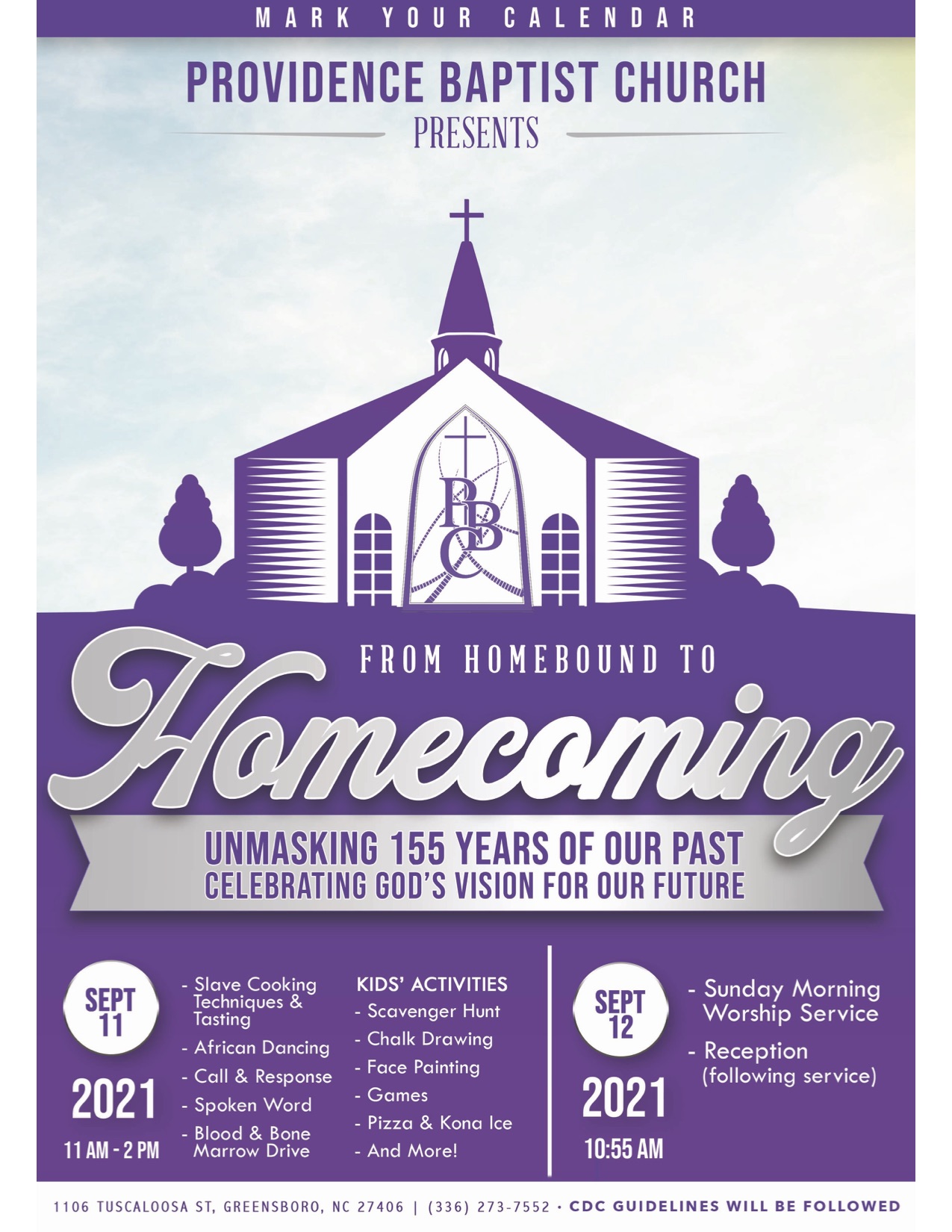 Church Homecoming Flyer Template